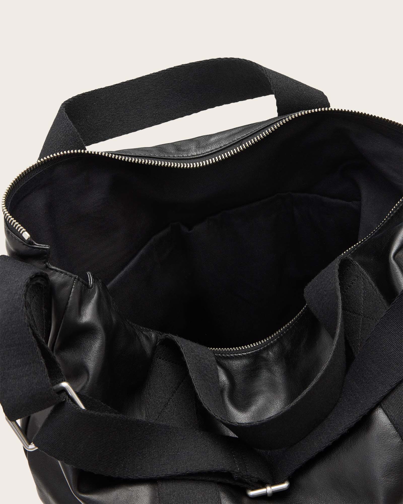 Kei Leather Multi-Use Backpack Black | ALLSAINTS