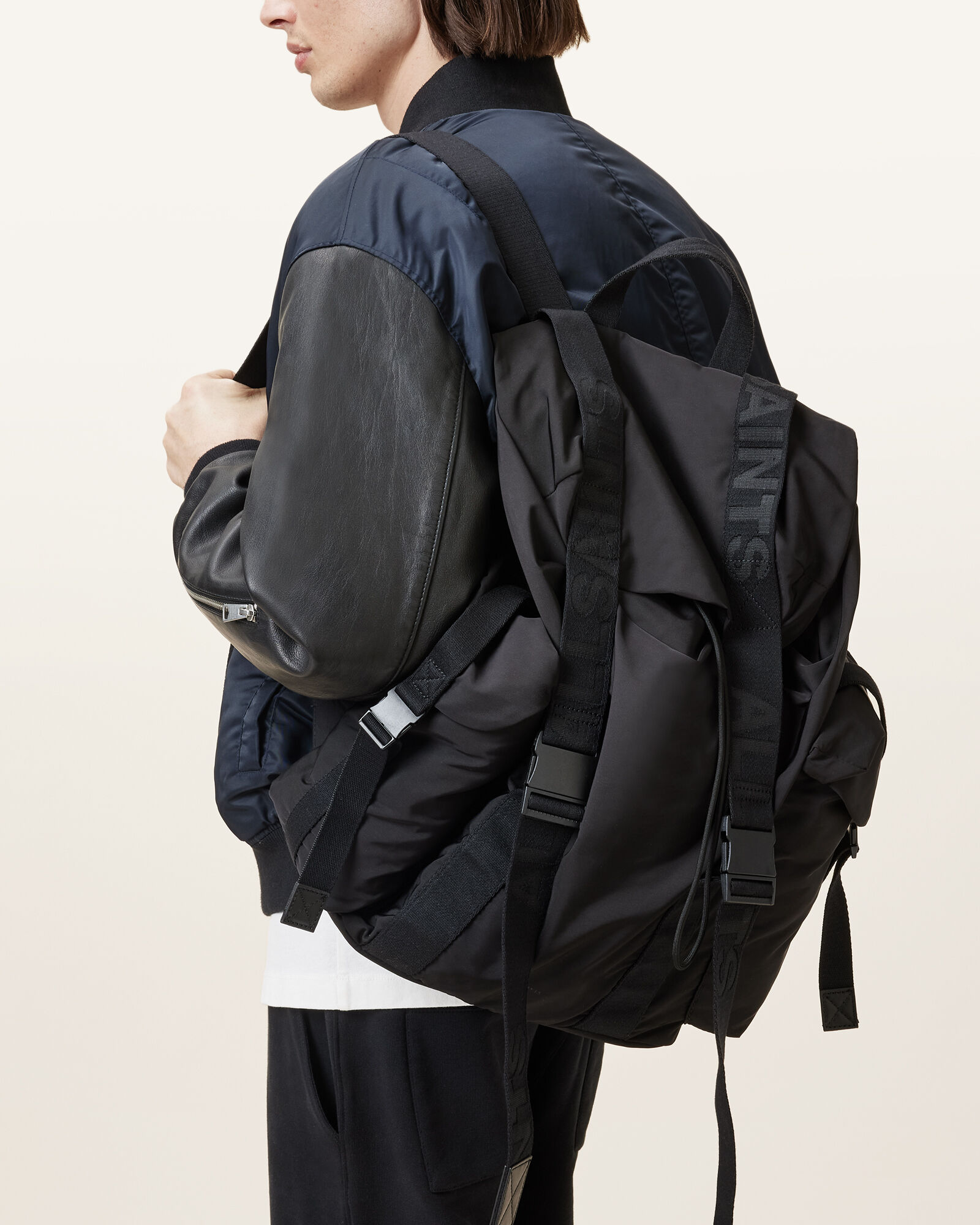 Mars Recycled Backpack Black | ALLSAINTS