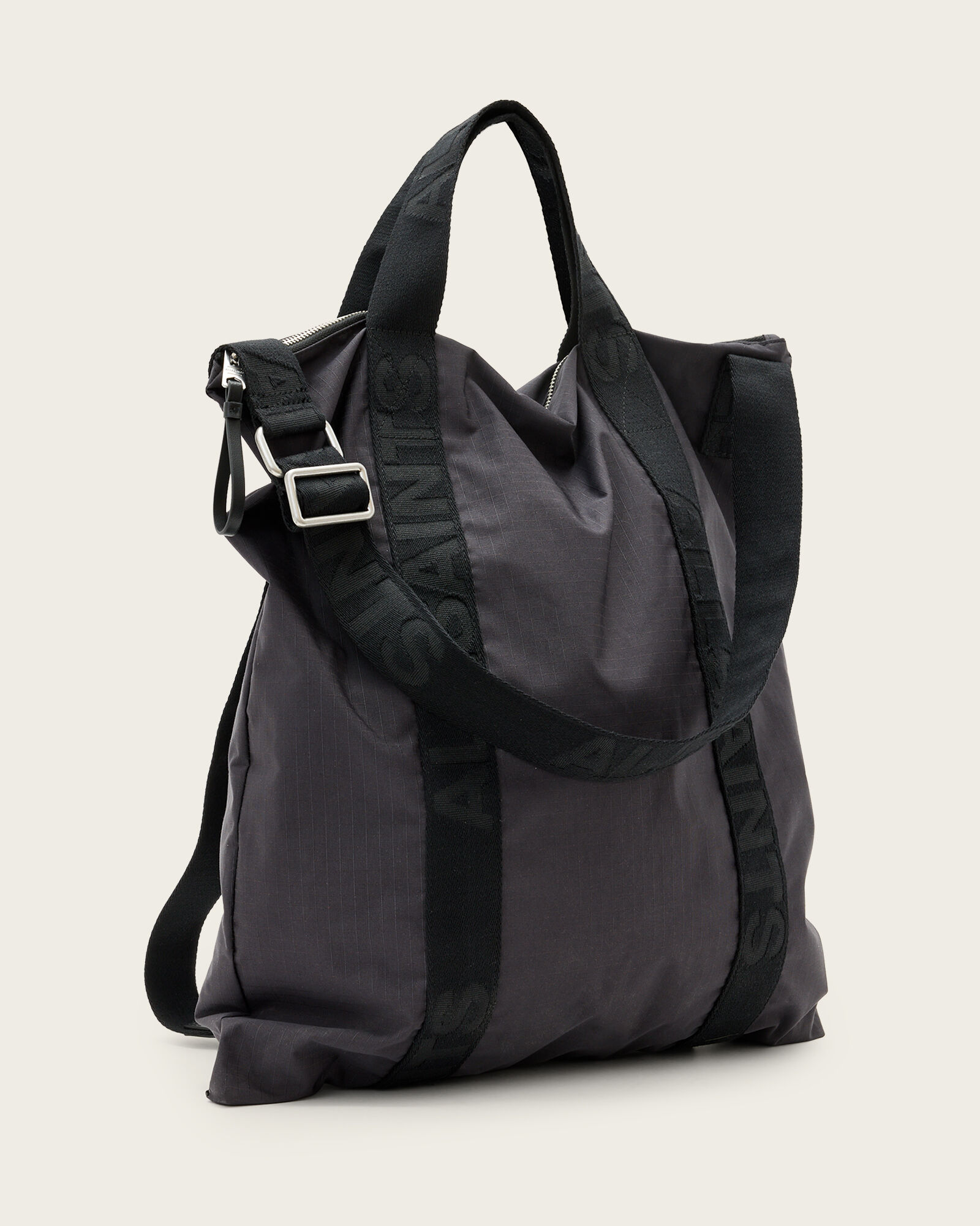 Kei Recycled Multi-Use Backpack TUMBLED GREY | ALLSAINTS