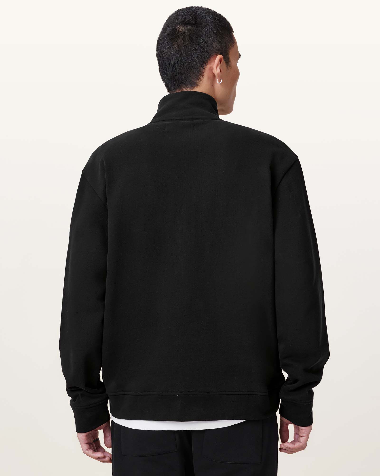 Carson Track Jacket Washed Black | ALLSAINTS US