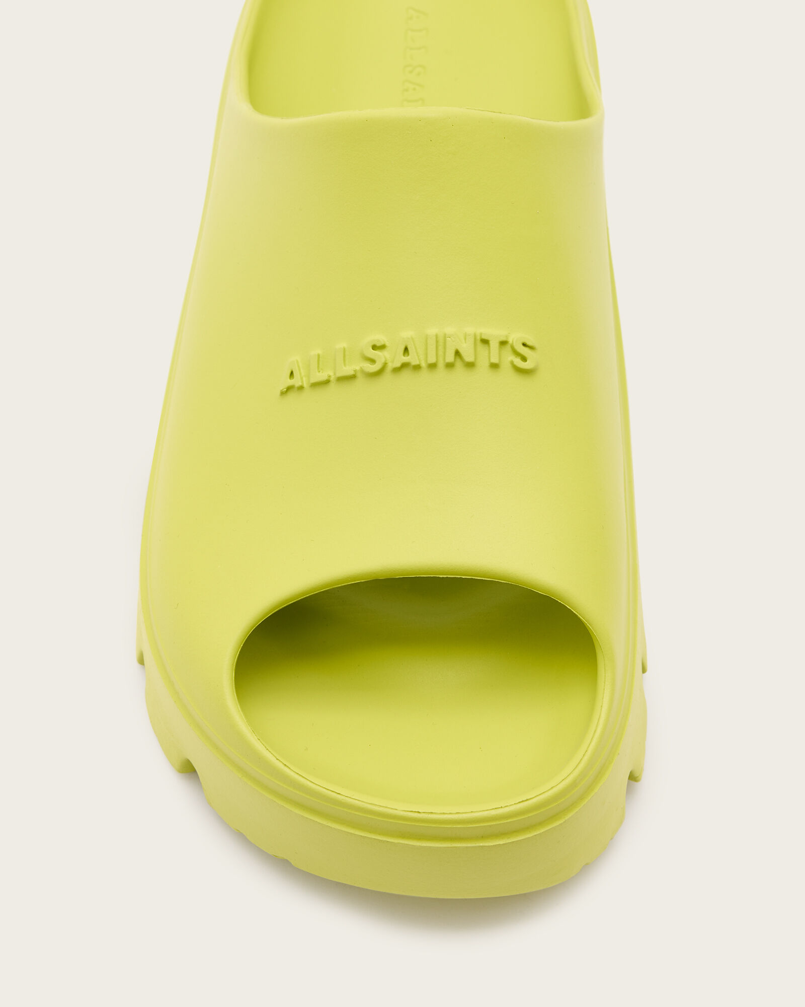 Eclipse Flatform Logo Sliders UNITY GREEN | ALLSAINTS US