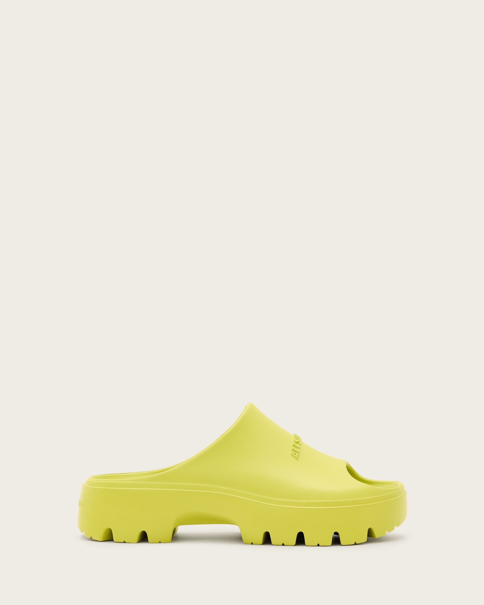 Eclipse Flatform Logo Sliders UNITY GREEN | ALLSAINTS US